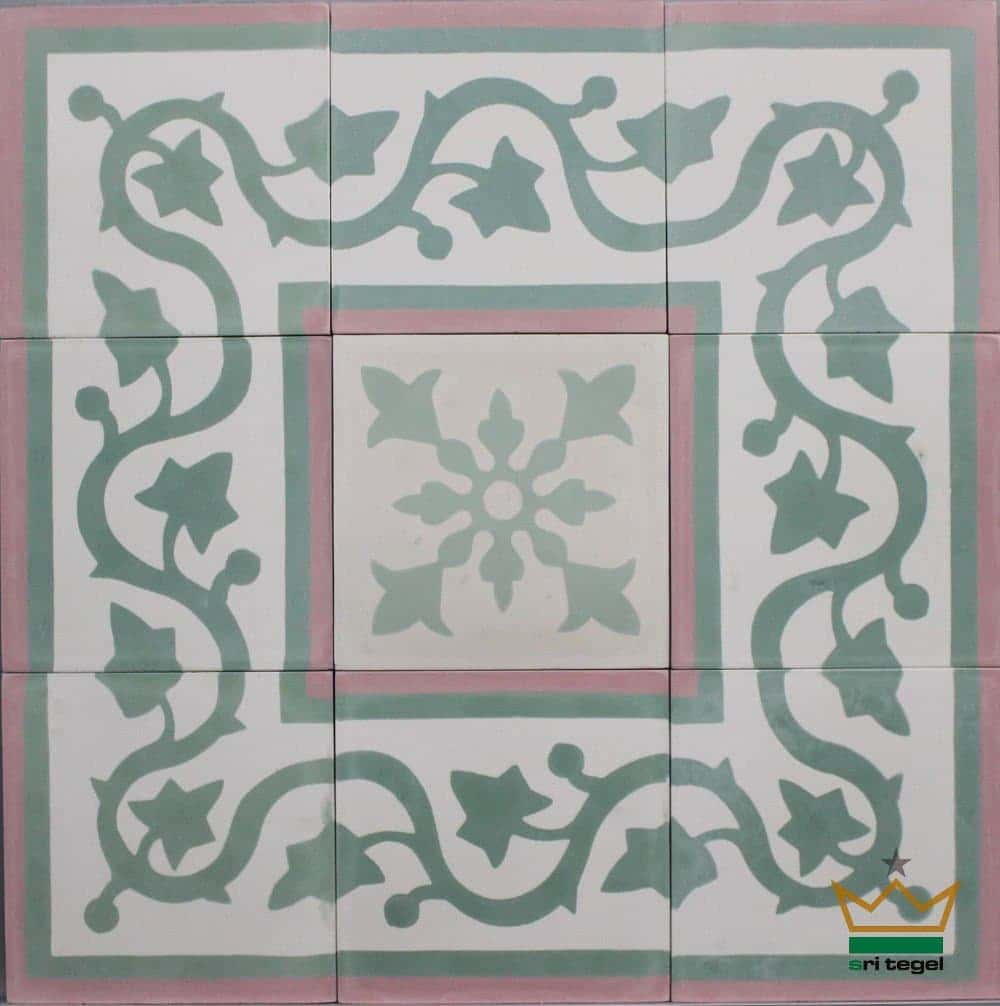 Bunga Kangkung – Sri Tegel – Pusat Ubin Tegel Motif Klasik Berkualitas